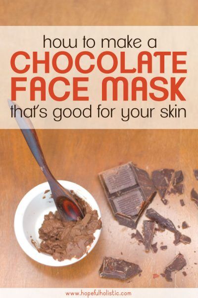 DIY chocolate face mask- only three ingredients!