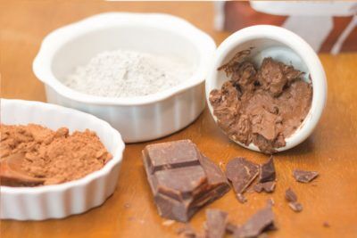 DIY chocolate face mask- only three ingredients!